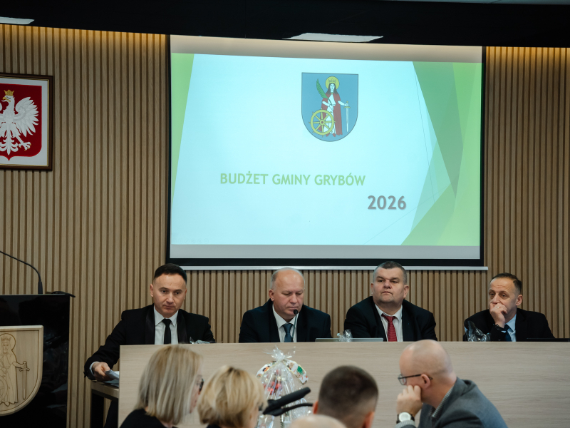 Budżet Gminy Grybów na 2026 rok – uchwalony! | Gmina Grybów